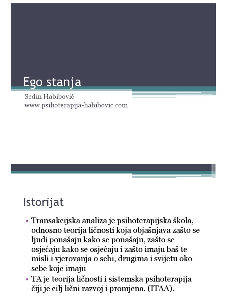 Ego Stanja | PDF