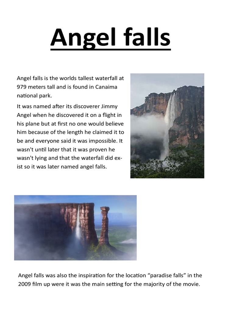 Angel Falls Poster | PDF