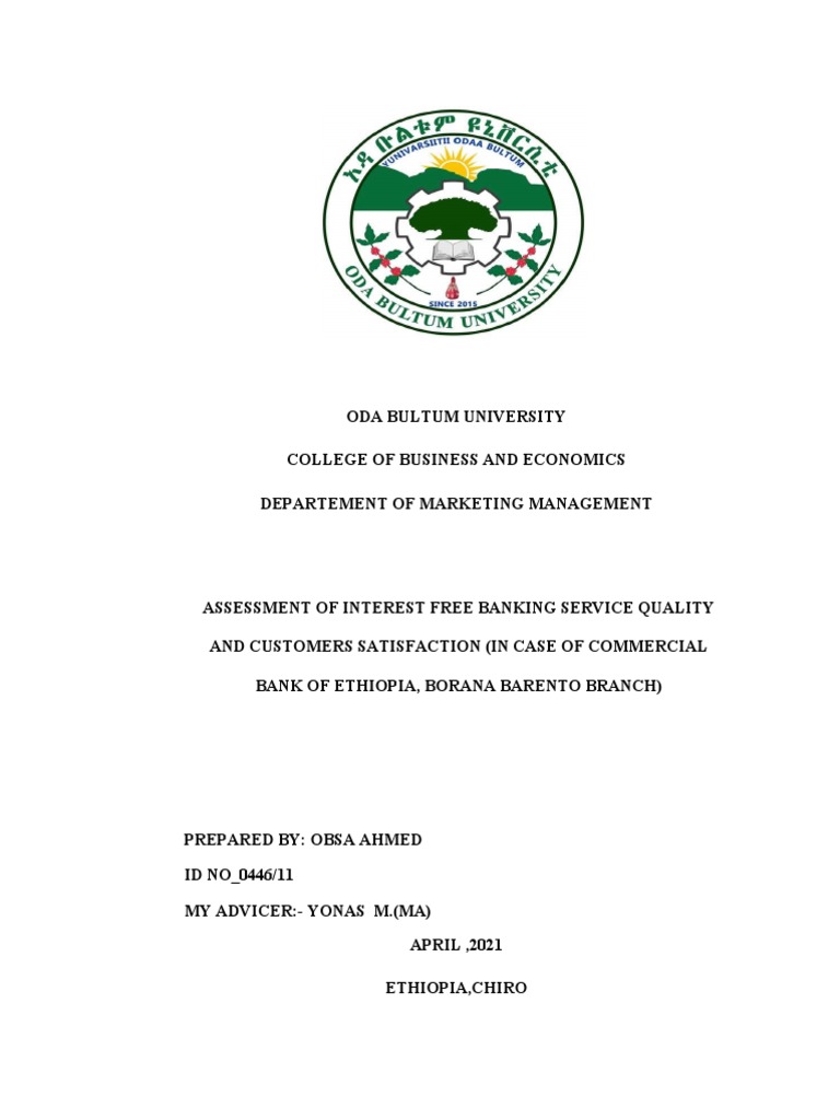 Obsa Ahmed Research 2013 | PDF | Islamic Banking And Finance | Banks