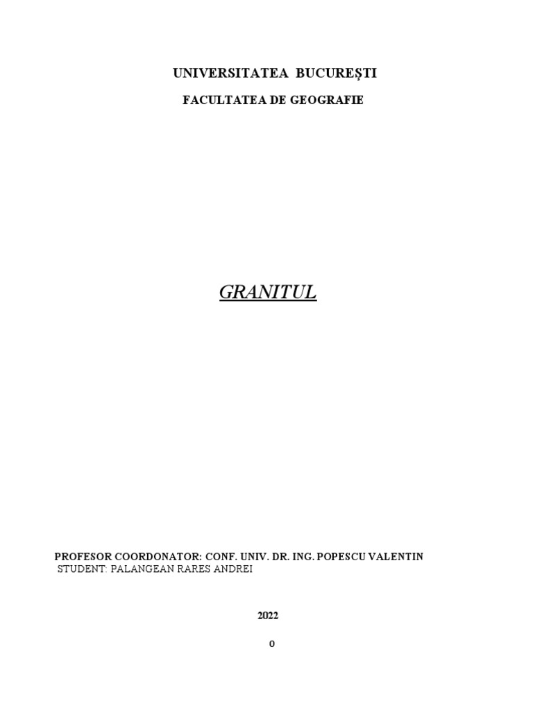GRANITUL | PDF