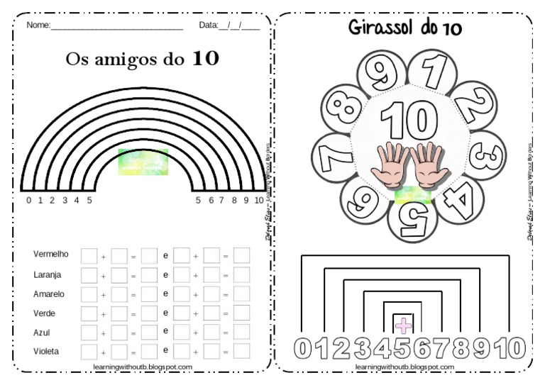 Os Amigos Do 10 - Fichas | PDF