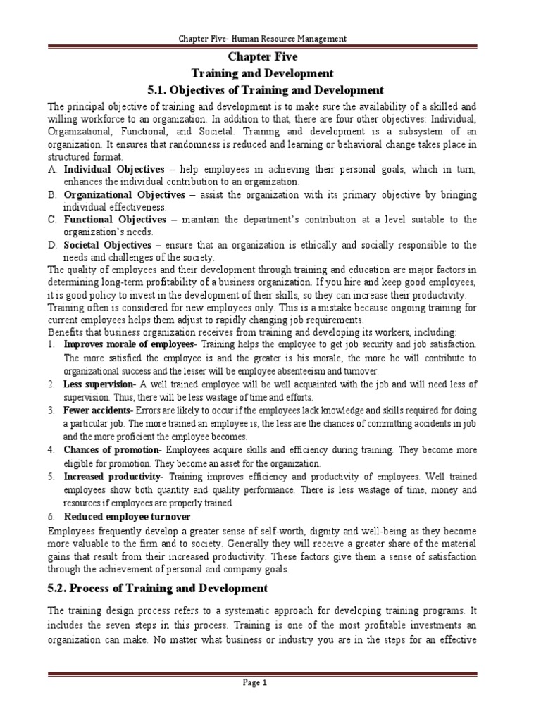 CH 5 - 1 | PDF | Mentorship | Simulation