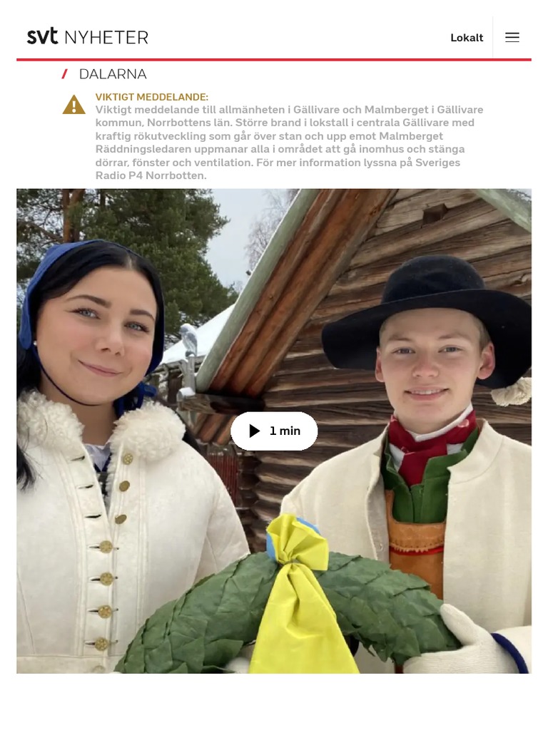 Alice Från Sälen Och Albin Från Mora Tar Emot I Vasaloppsmålet - SVT Nyheter | PDF