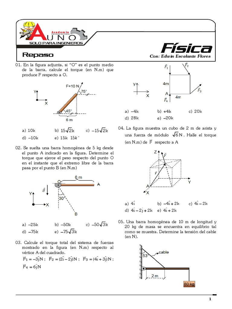 Estatica y Dinamica | PDF | Fricción | Velocidad