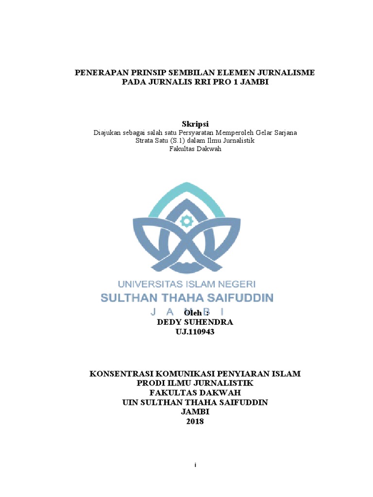Skripsi - Dedy Suhendra - Dedy Suhendra | PDF