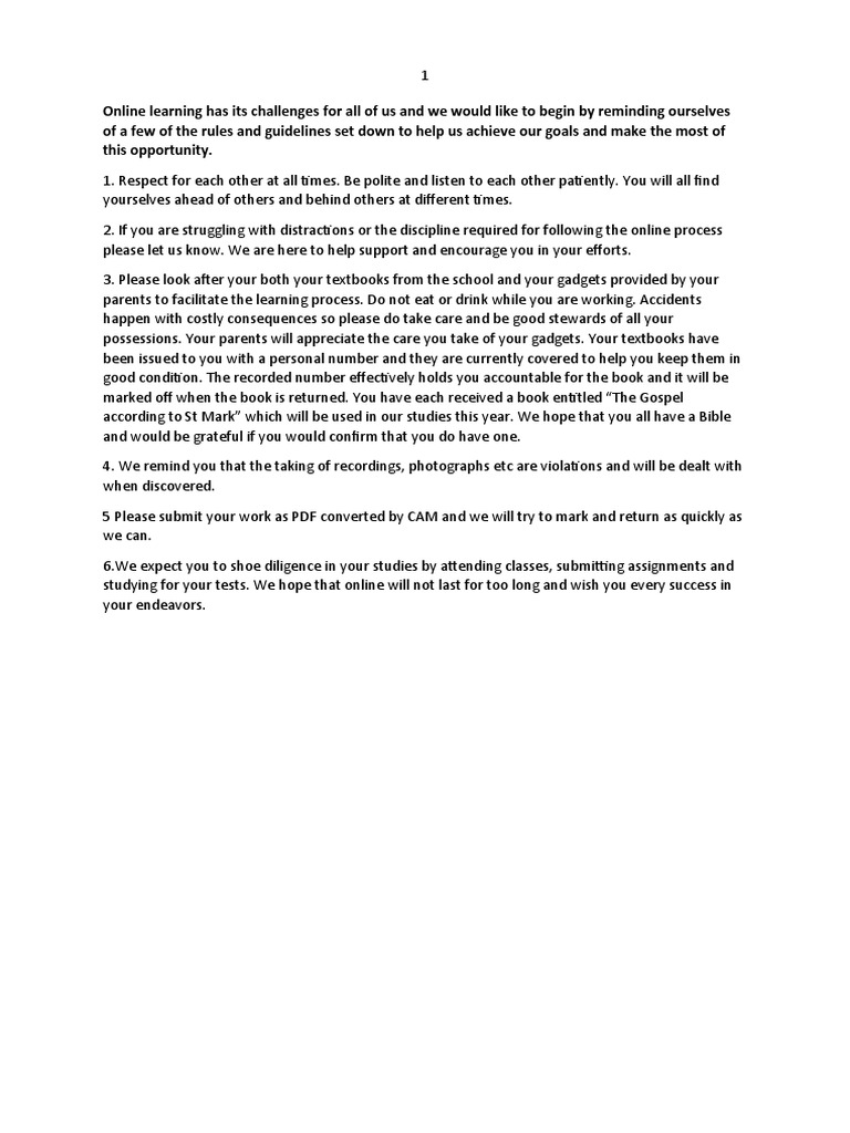 Form 2 Lesson One Bible Knowledge | PDF | Jesus | Gospel Of Mark