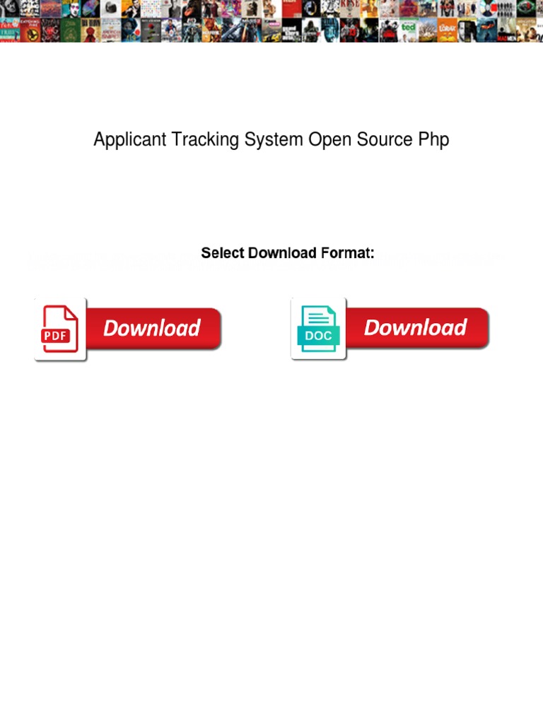 Applicant Tracking System Open Source PHP | PDF