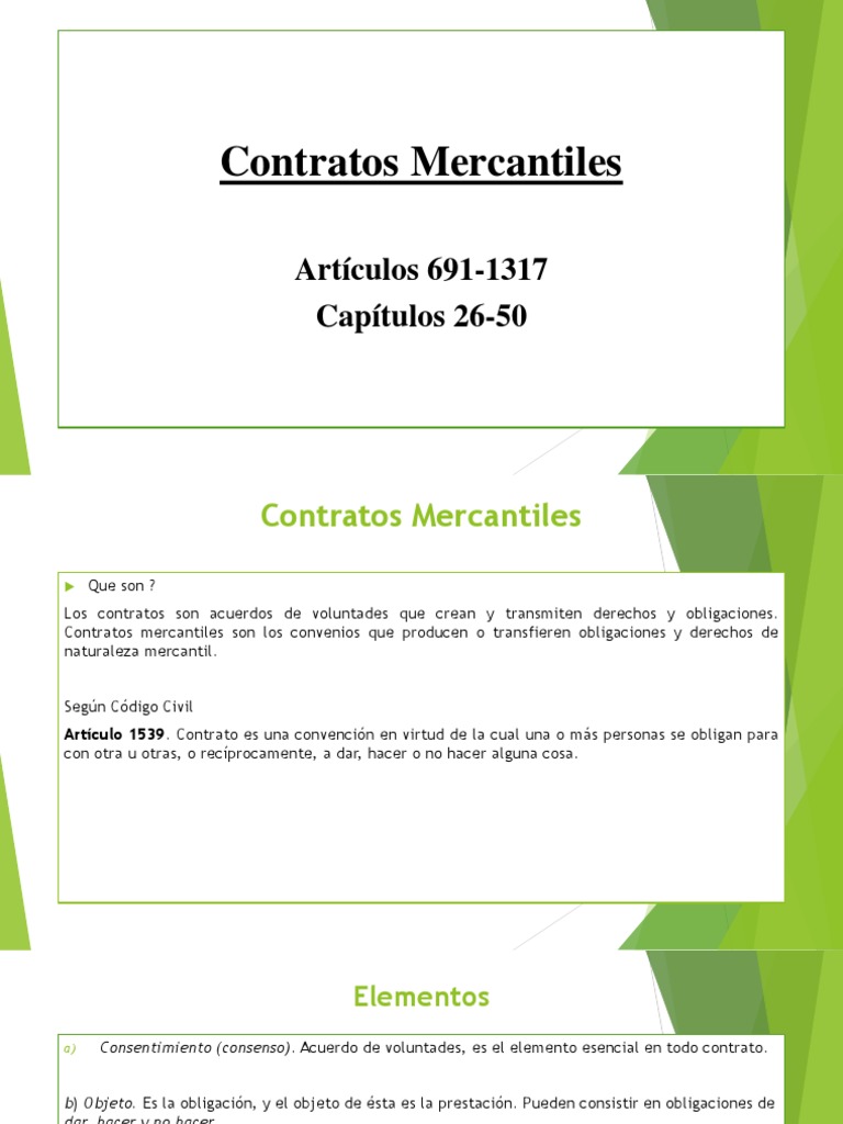 Contratos Mercantiles | PDF