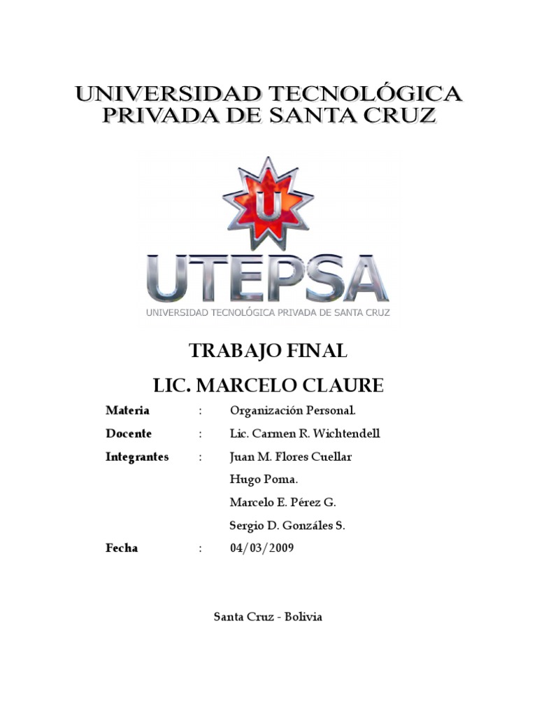Utepsa I | PDF