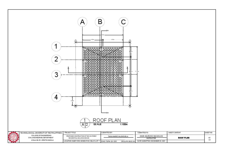 Final Roof Plan | PDF