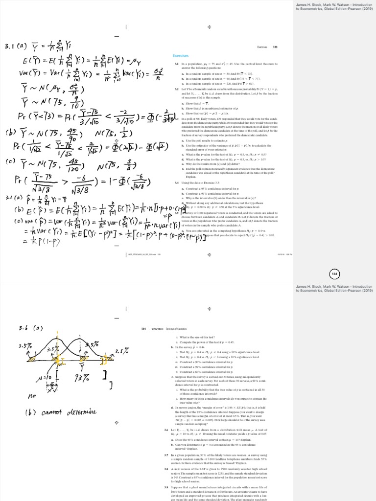 Solution For PS1 (Tutorial) | PDF | P Value | Statistical Significance