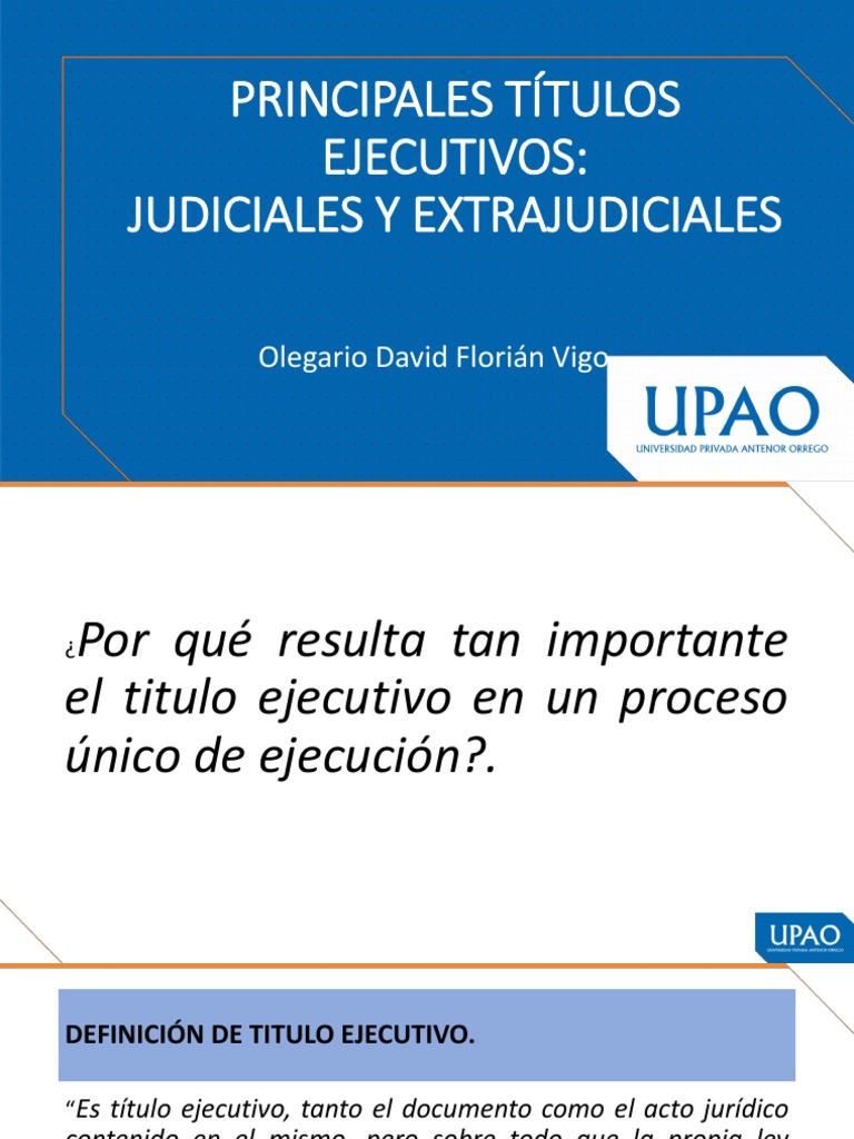 Titulos Ejecutivos (2da Semana) | PDF | Pagos | Cheque