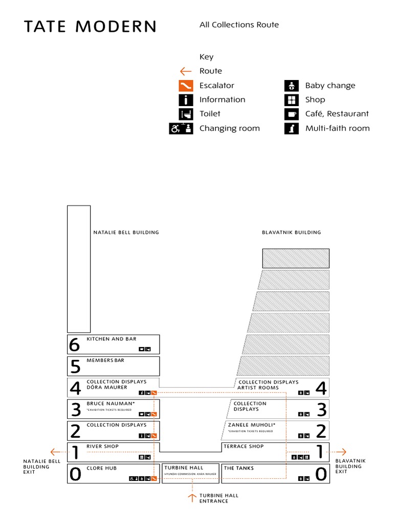 Tate Modern All Collections Route Map | PDF