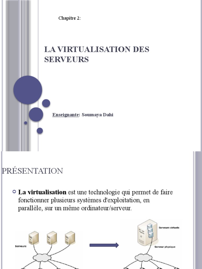 Chap2 La Virtualisation Des Serveurs FINAL PROPRE | PDF