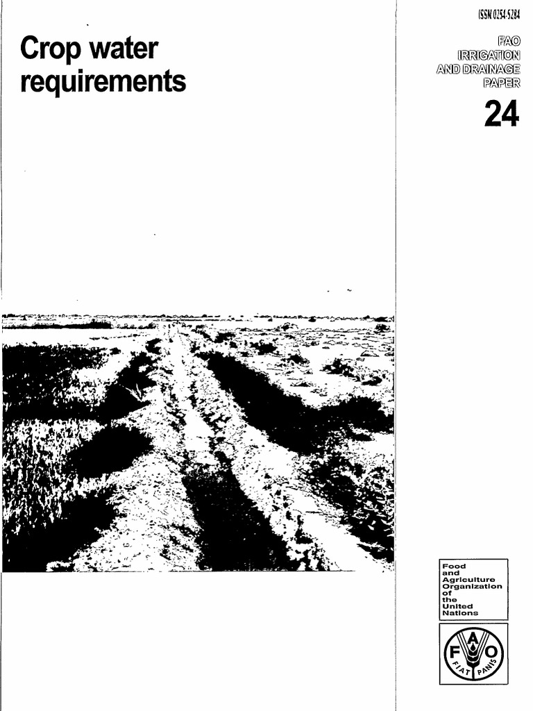 FAO 24 Crop Water Requirement 1992 | PDF
