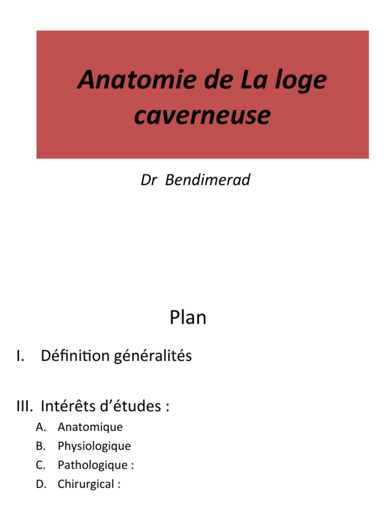 Anatomie du Sinus Caverneux | PDF