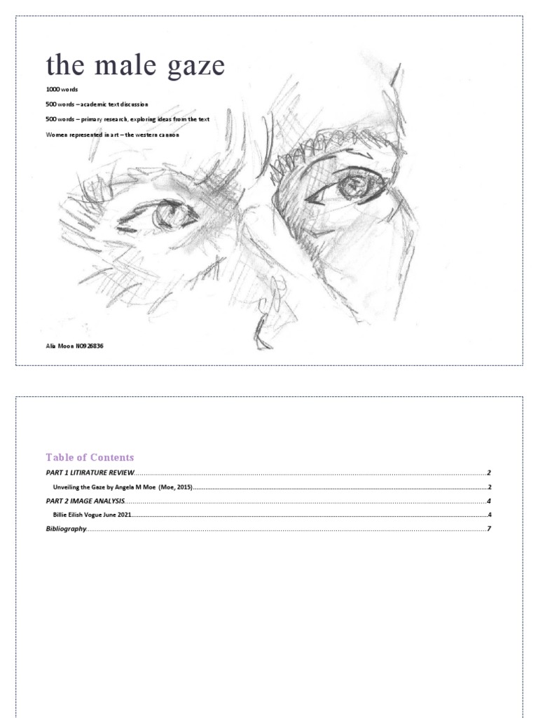 The Male Gaze Essay | PDF