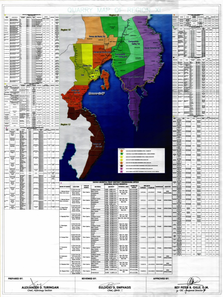 Quarry Map AUGUST 2021 | PDF