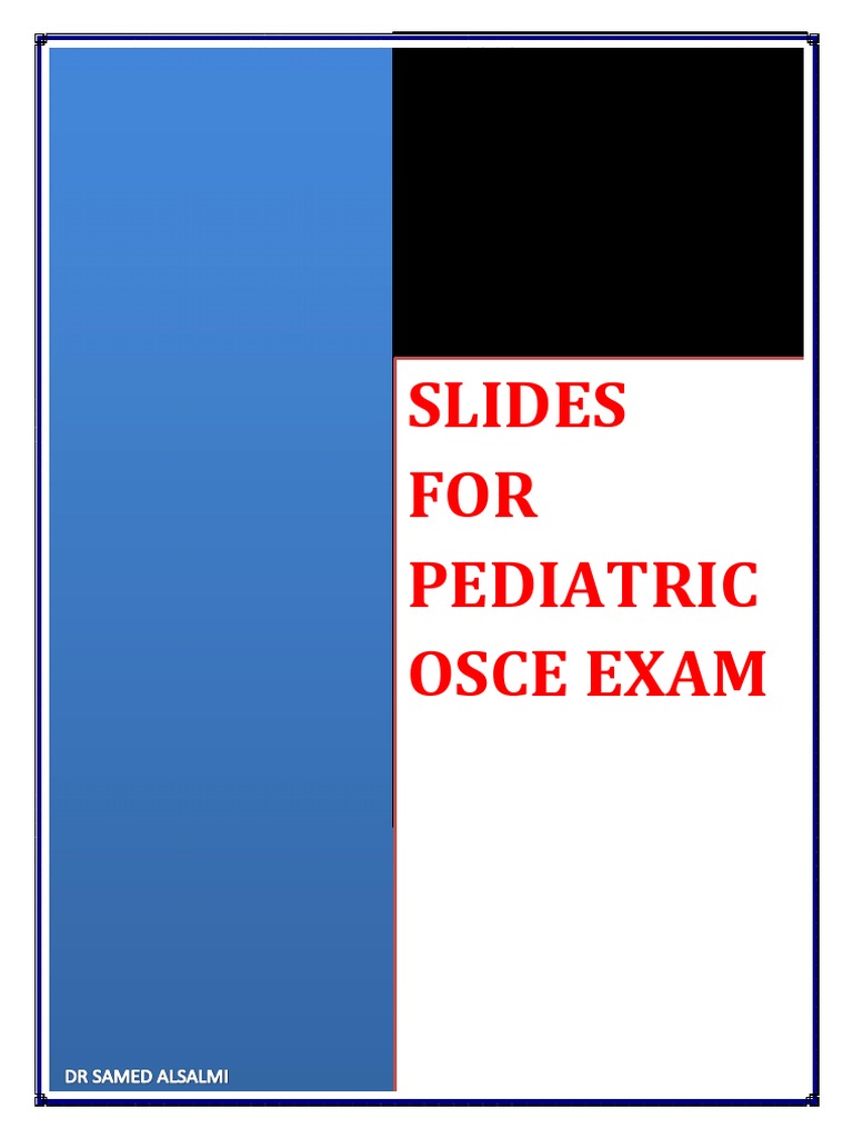Slides For Pediatric Osce Exam | PDF | Hypoglycemia | Clinical Medicine