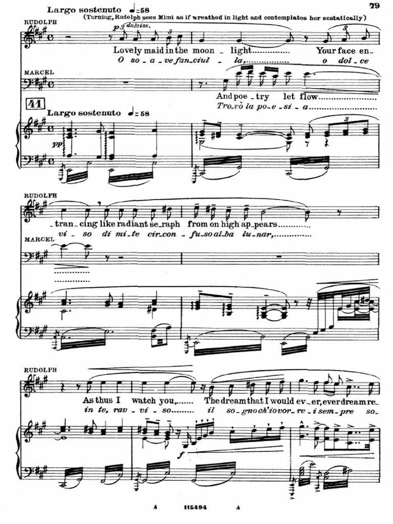 O Soave Fanciulla | PDF