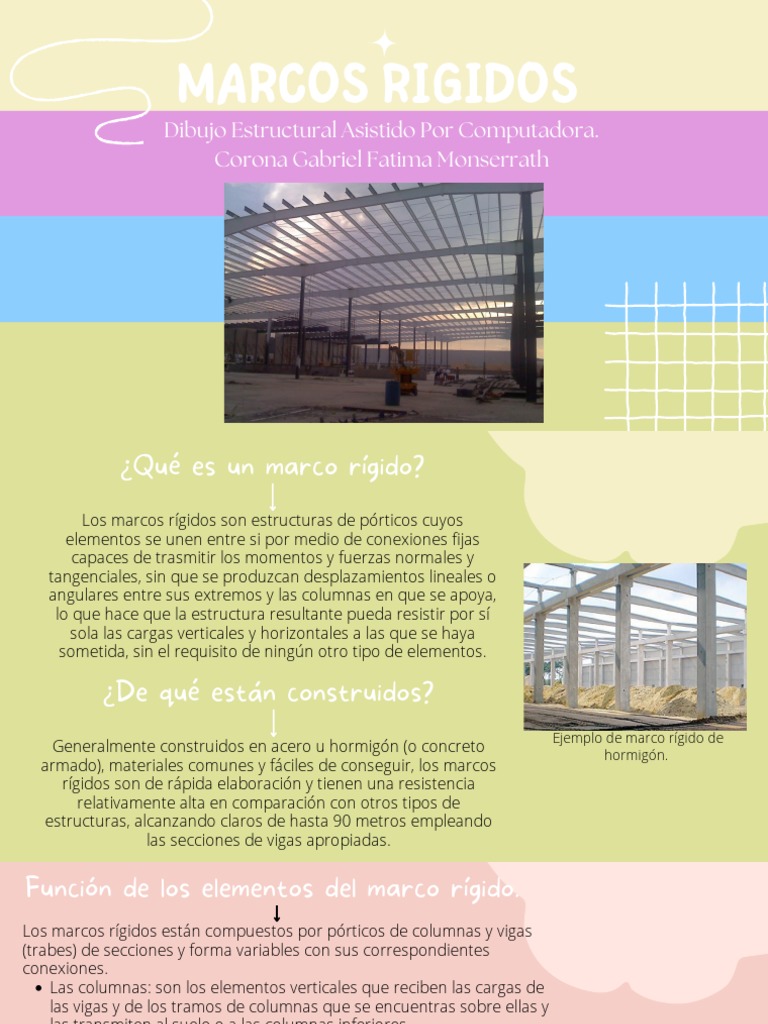 Marcos Rigidos | PDF | Resistencia de materiales | Viga (Estructura)