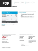 Xfinity | PDF | Money | Service Industries