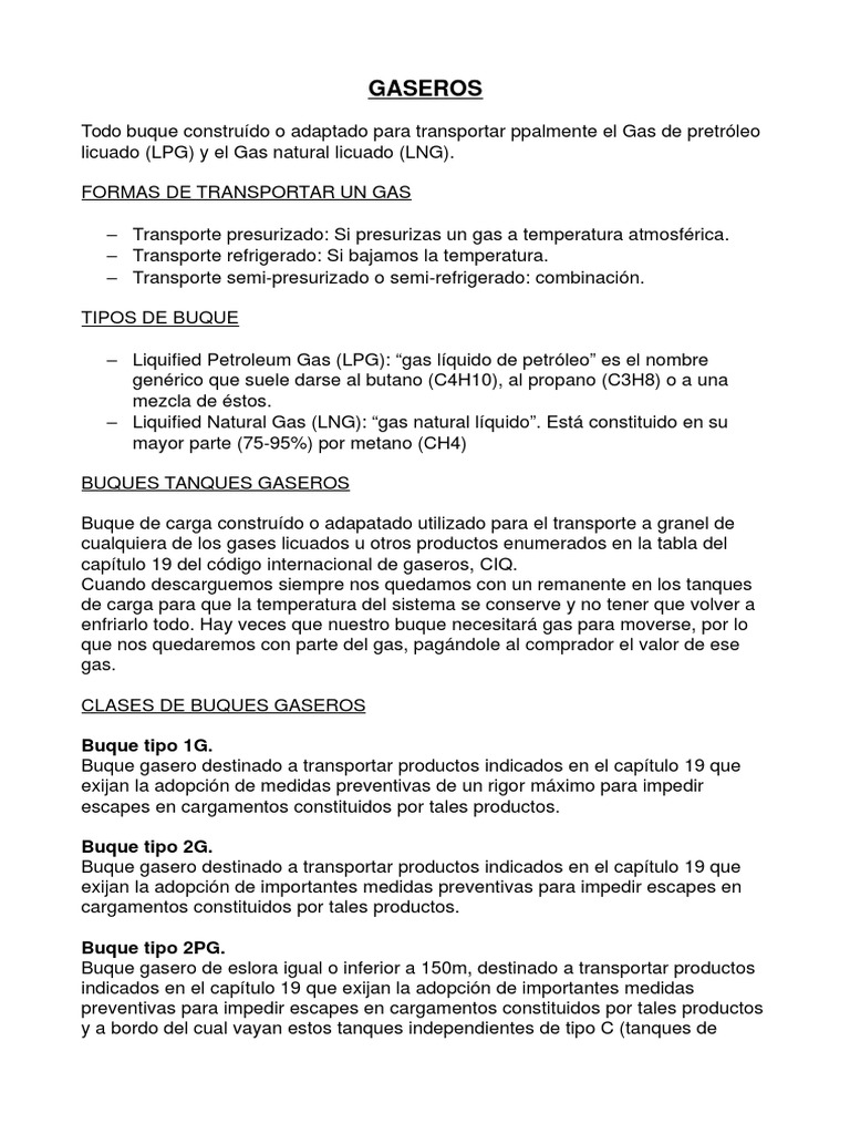 Resumen Gaseros | PDF | Refrigeración | Presión