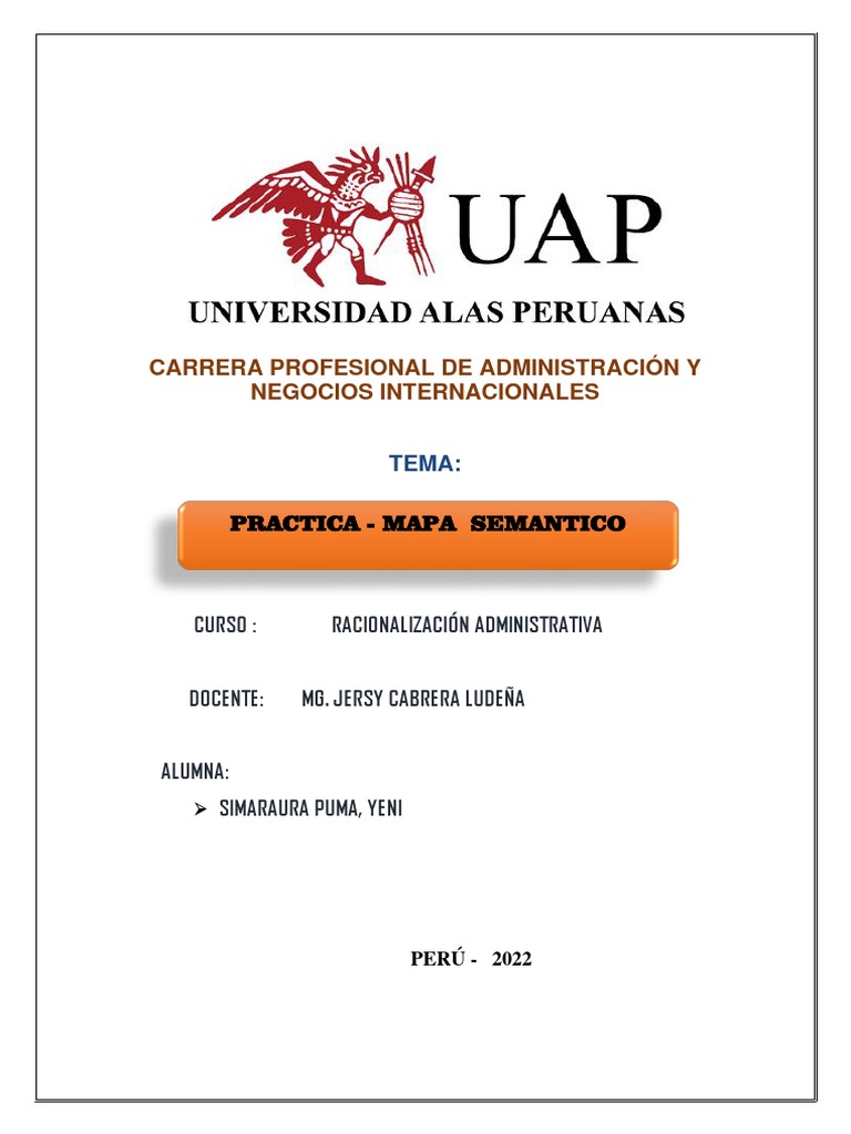 Practica Mapa Semantico | PDF | Business | Planificación de recursos empresariales