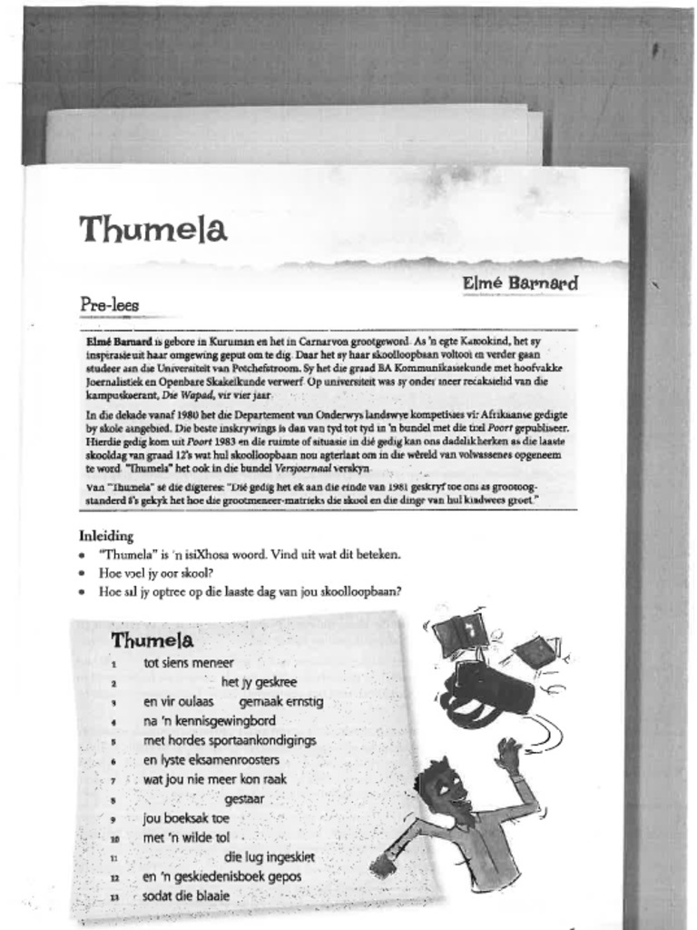 Gr.10 Gedig Thumela | PDF