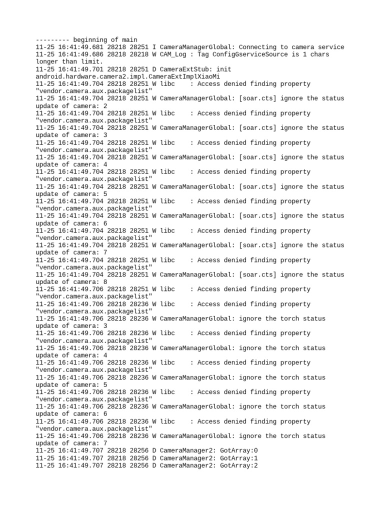 Log Cat 1669369309646 | PDF | Operating System Families | Software Engineering