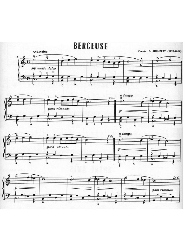Berceuse | PDF