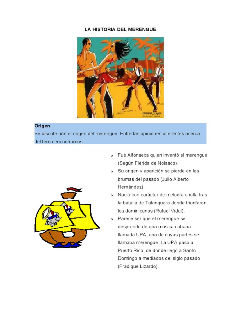 La Historia Del Merengue | PDF | Musica en español | República Dominicana