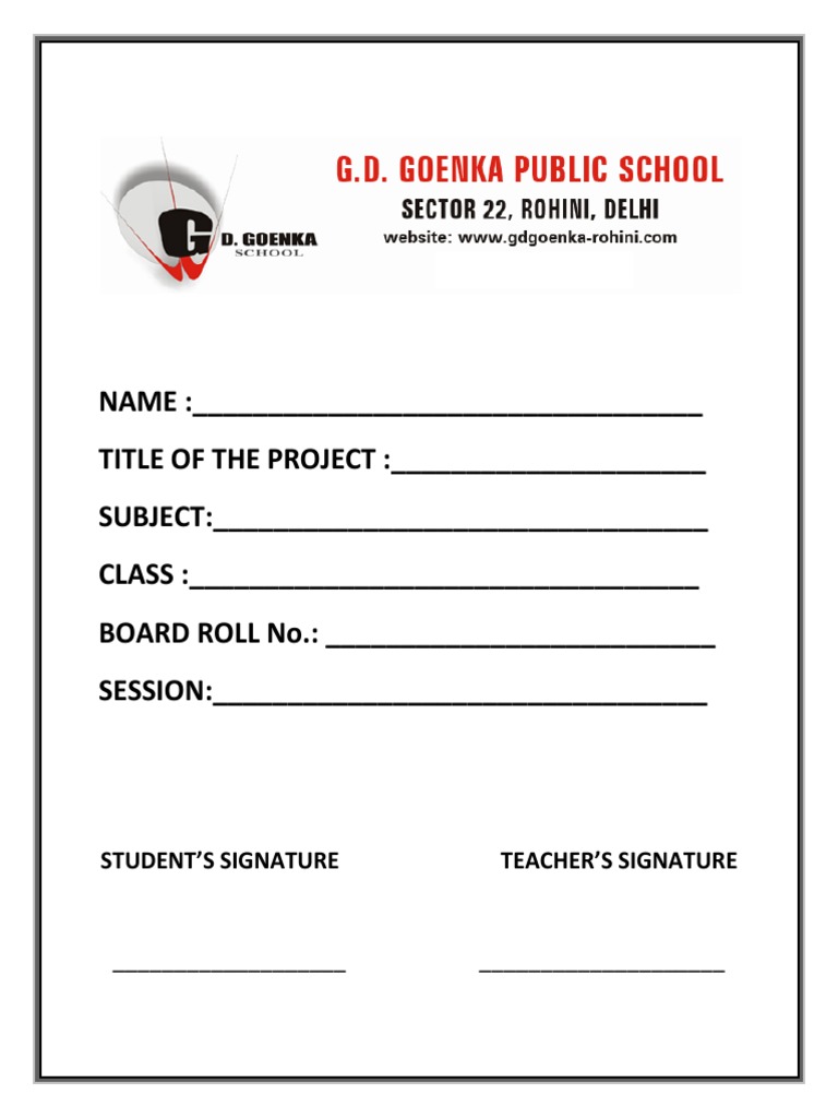 Teacher and Student Signatures Form | PDF | Career & Growth | Art