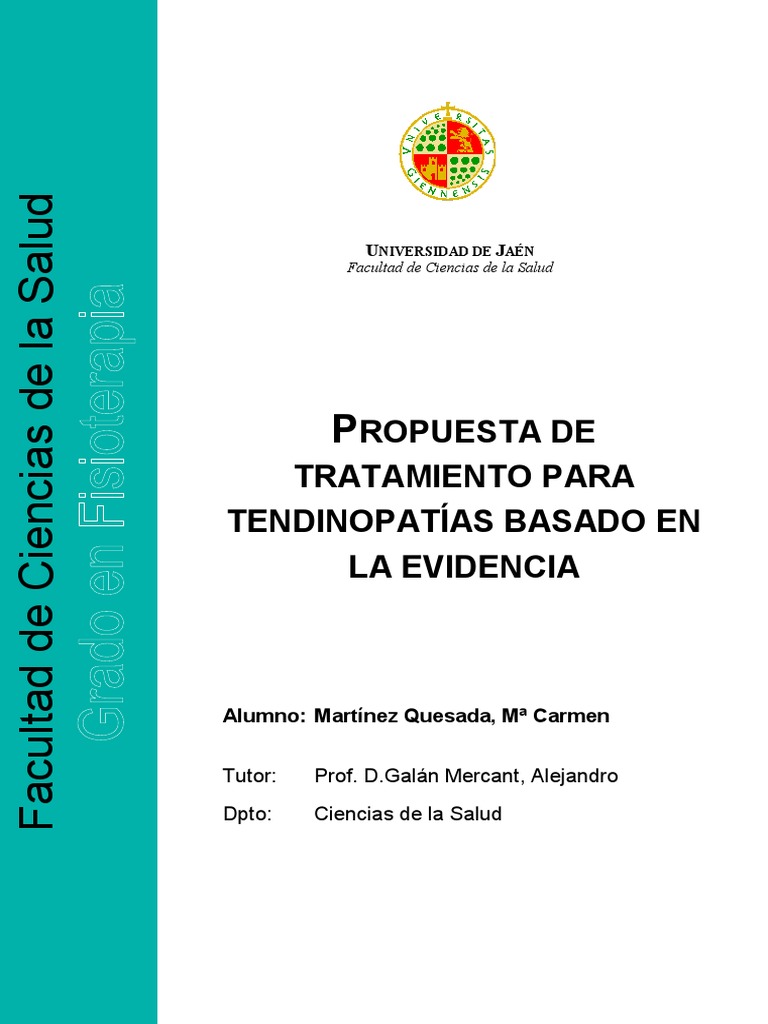 Tendinopatias | PDF
