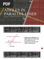 Angles in Parallel Lines pdf1 | PDF | Angle | Elementary Geometry