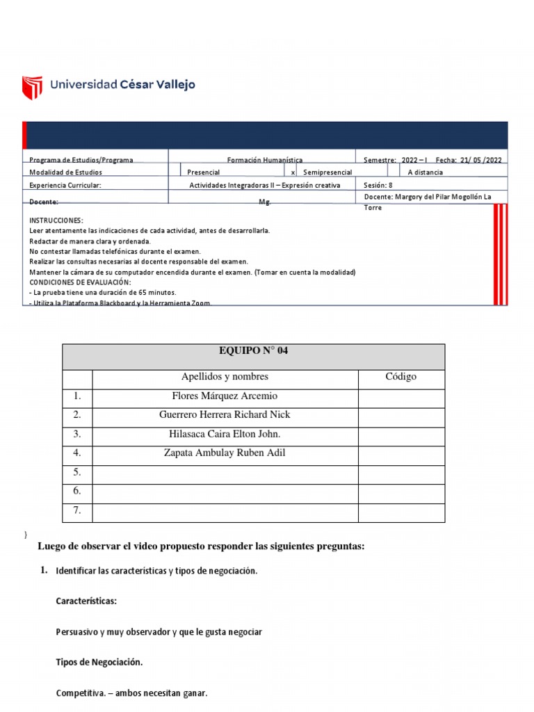 Examen Parcial - Pfa - 2022 I | PDF