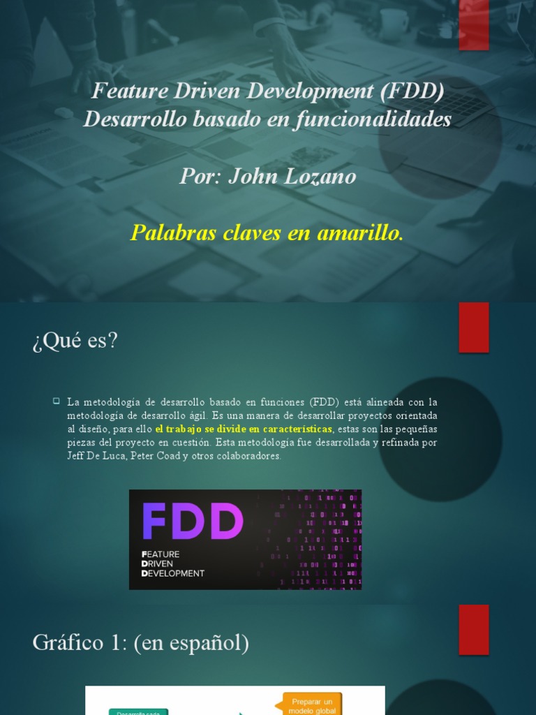 FDD Desarrollo Basado en Funcionalidades | PDF | Software | Business