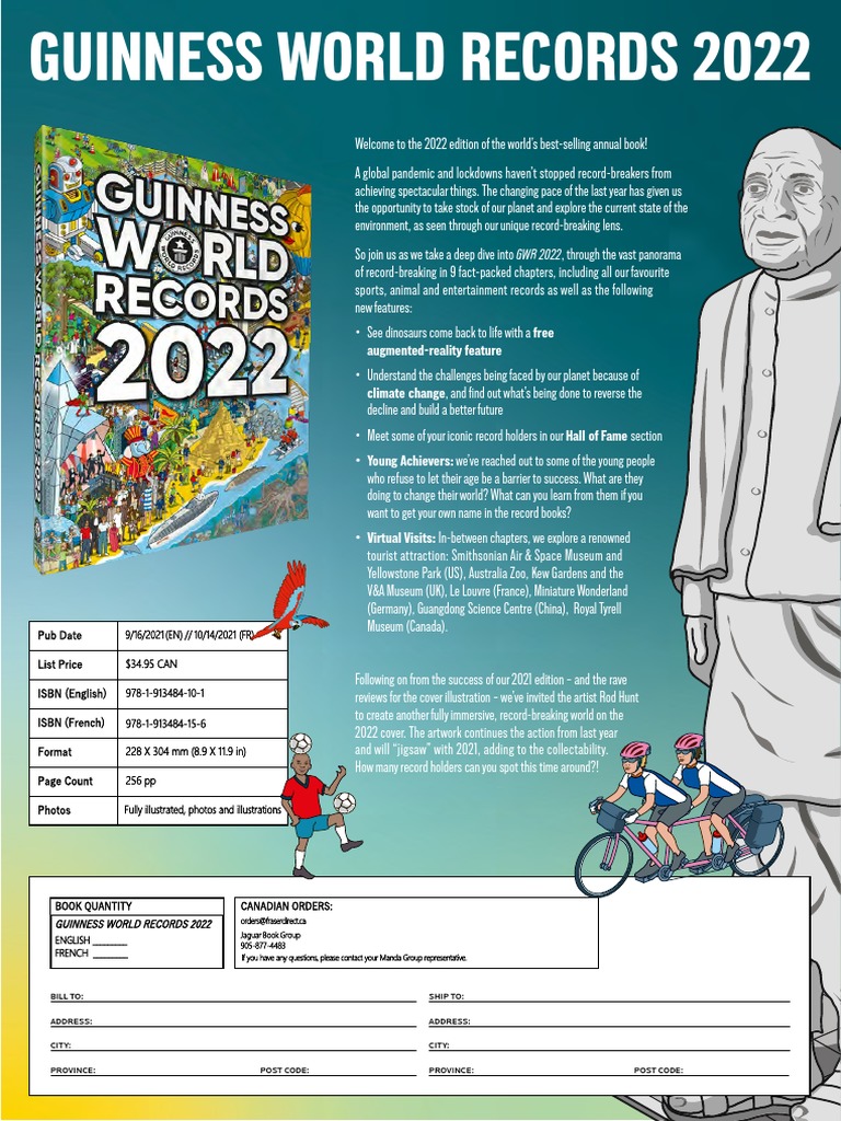 JAG - Guinness World Records 2022 | PDF