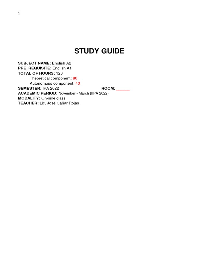 Study Guide A2 1 Pdf Question Cognition