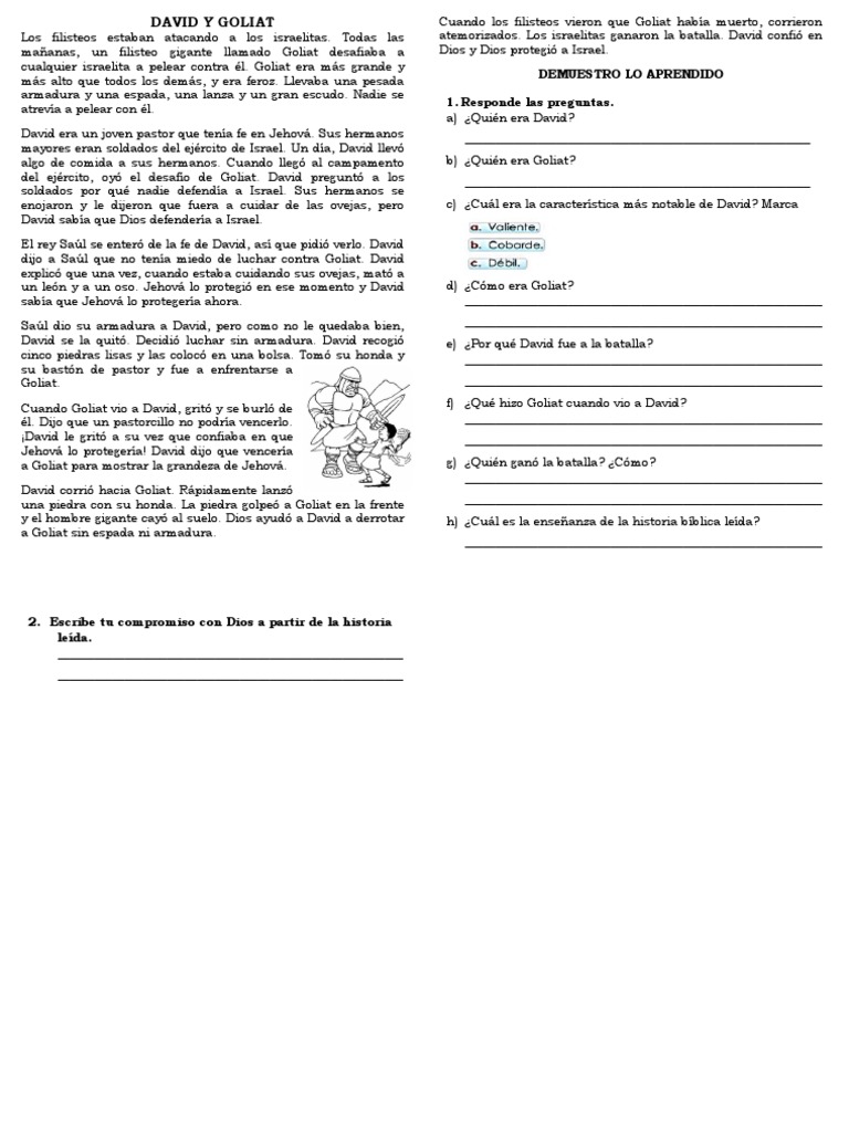 David y Goliat-Ficha | PDF