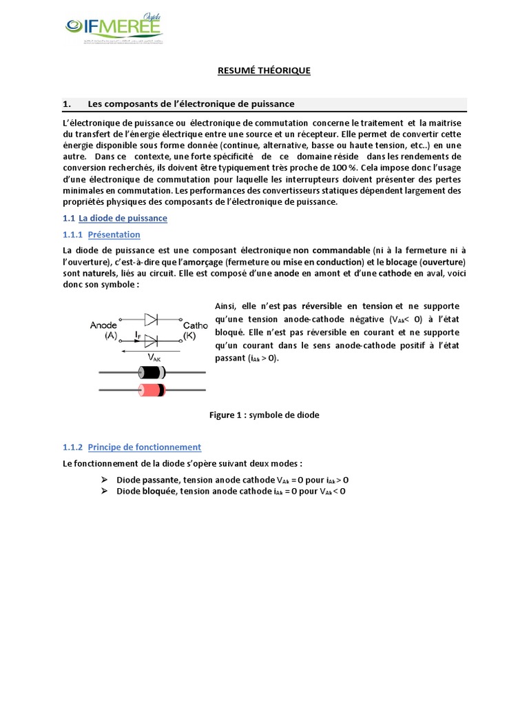 Cours Diode | PDF