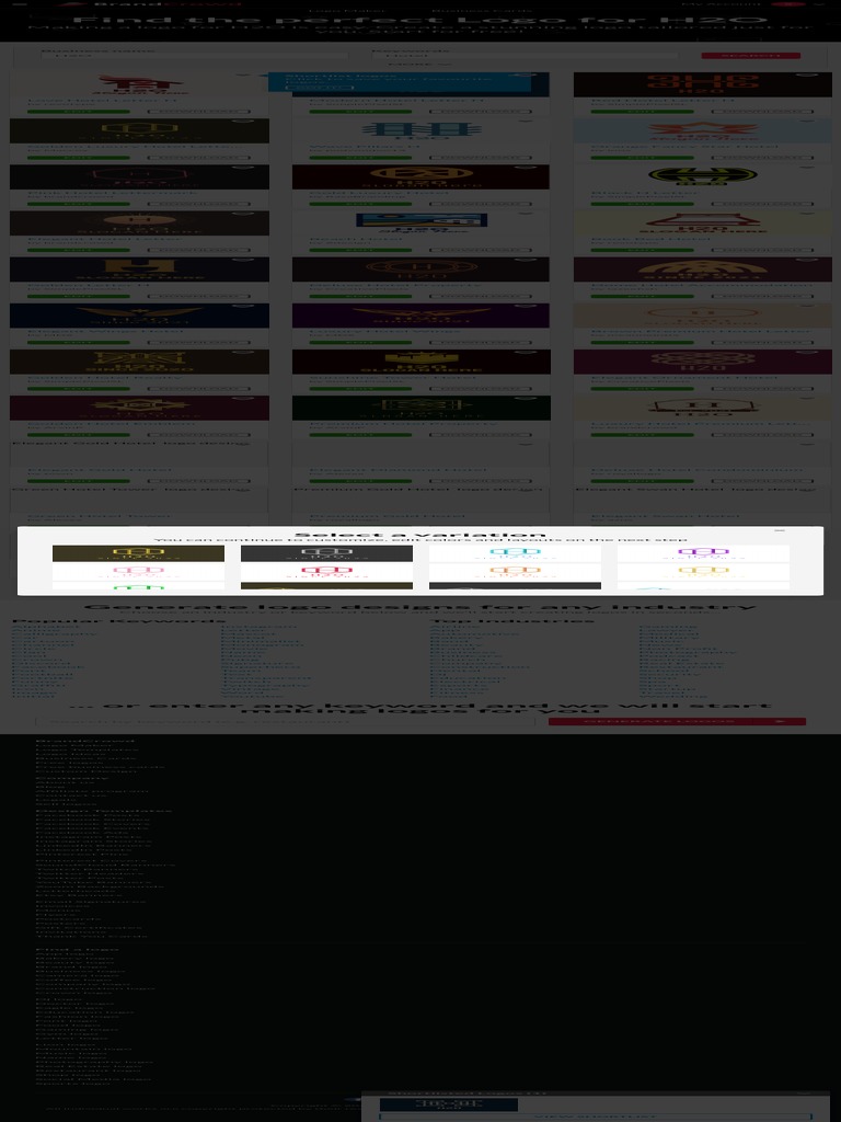 Logos - Thousands of Handcrafted Logos To Customise & Make Your Own ...