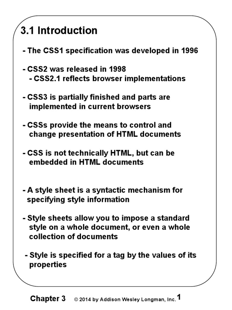 Chapter 3 | PDF | Html Element | Hypertext
