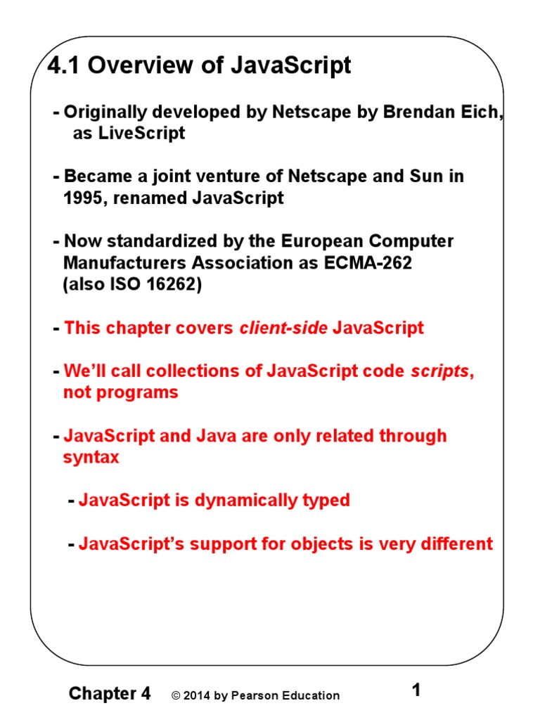 Chapter 4 Pdf Java Script Parameter Computer Programming 