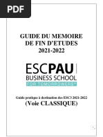 Guide du mémoire Master KEDGE 2024/2025 | PDF | Plagiat | Mémoire