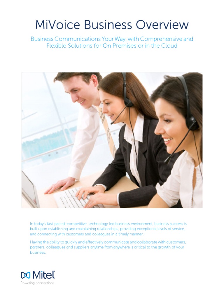 MiVoice Business Overview Brochure | PDF