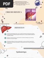 Fisiopatología de la Cirrosis | PDF | Cirrosis | Hígado