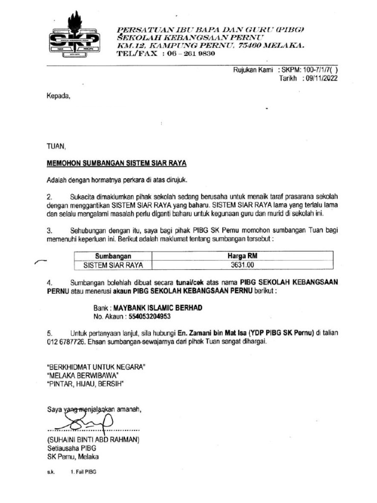 Sumbangan Siar Raya | PDF