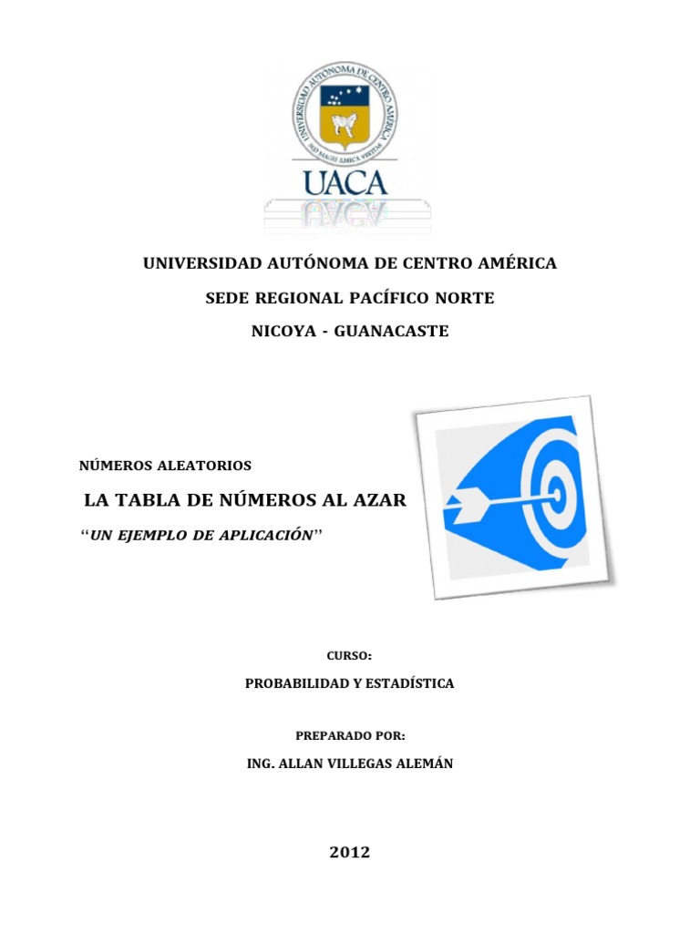 Tabla de Numeros Aleatorios | PDF | Aleatoriedad | Probabilidad