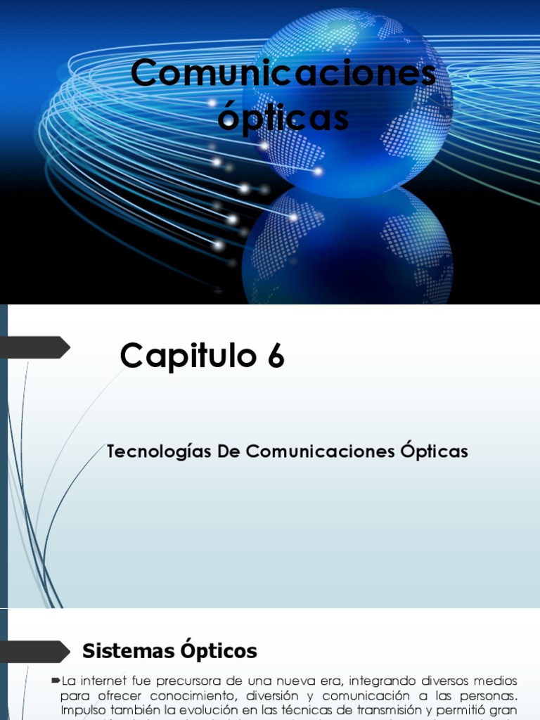 Tecnologías de Comunicaciones Ópticas 3 | PDF
